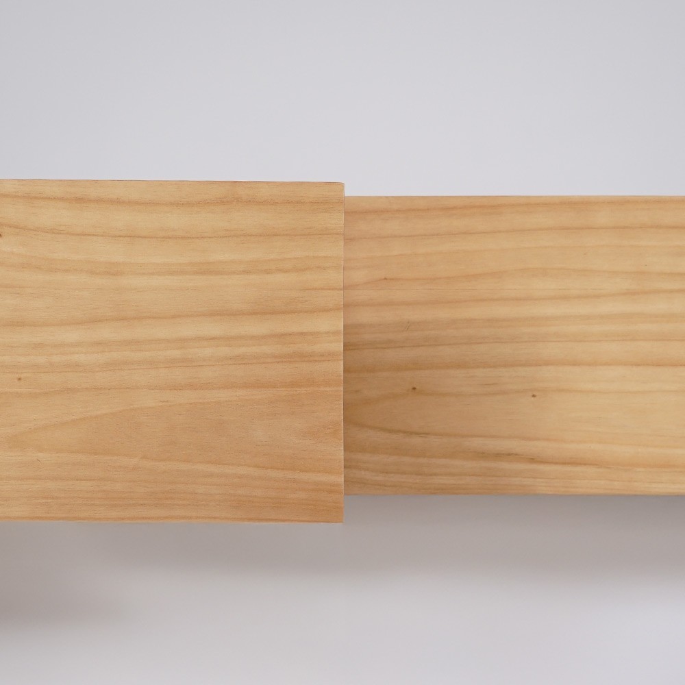 Meuble sous vasque à poser en bois massif 160 cm - Trinity