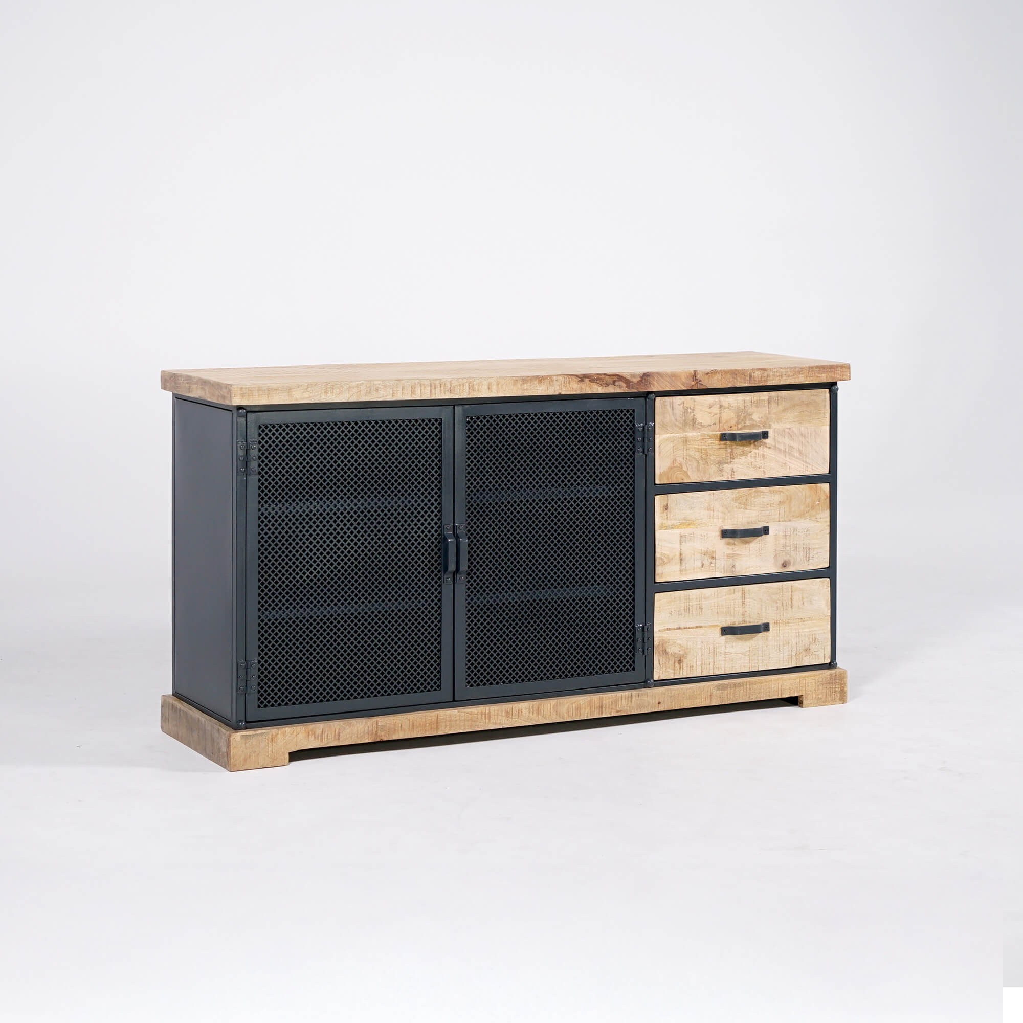 Buffet industriel bois et métal dans le pure style indus - Barak 7