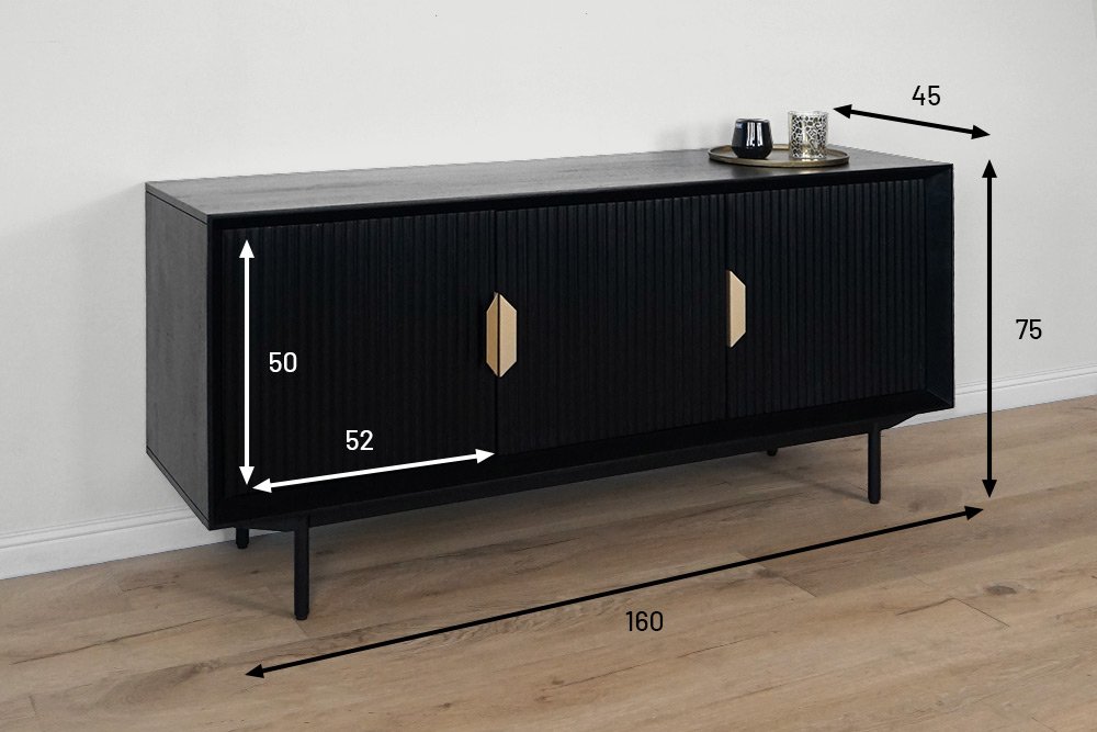 Buffet en bois naturel - Selena